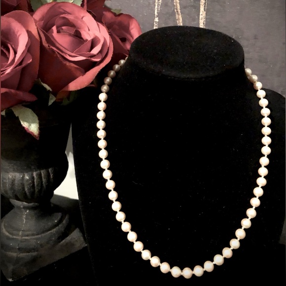 Marvella | Jewelry | Vintage Signed Marvella Knotted Single Strand ...